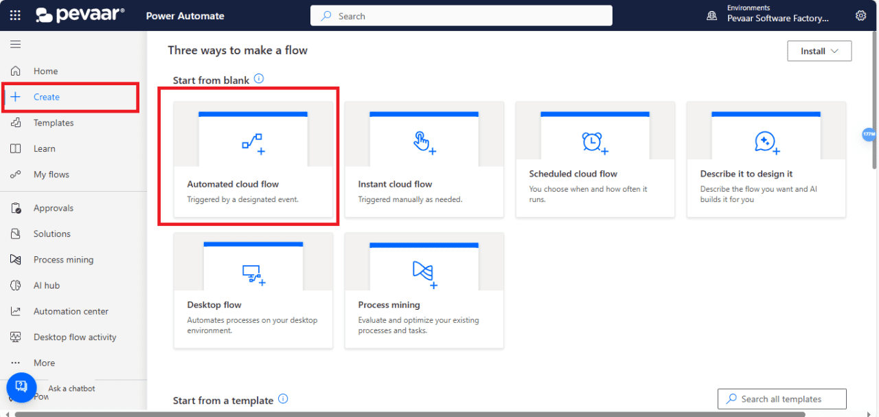 Automated Process for Leave Requests in 17 steps